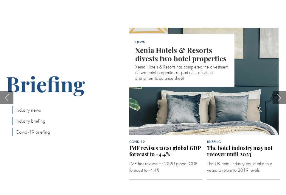 Briefing - The New Hotelier | Issue 4 | December 2020
