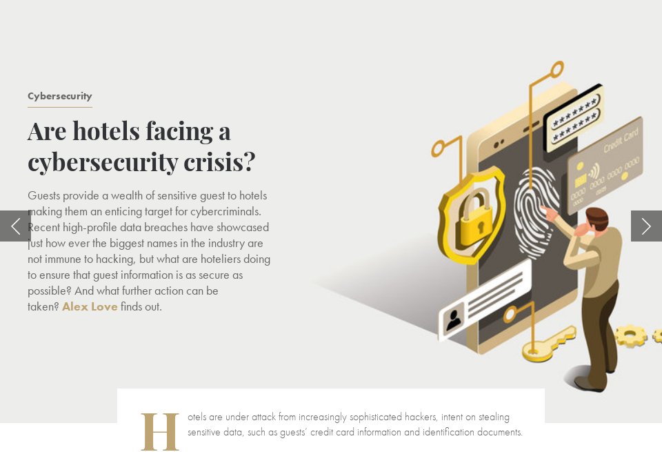 Are hotels facing a cybersecurity crisis? - The New Hotelier | Issue 4 ...