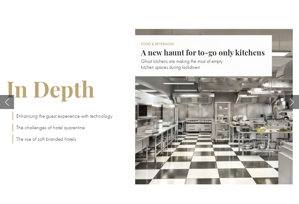 In Depth - The New Hotelier | Issue 6 | June 2021