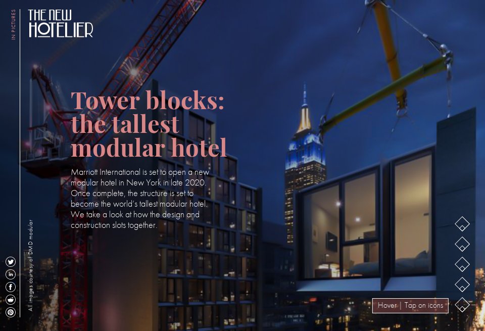 Tower blocks: the tallest modular hotel - The New Hotelier | Issue 1 ...