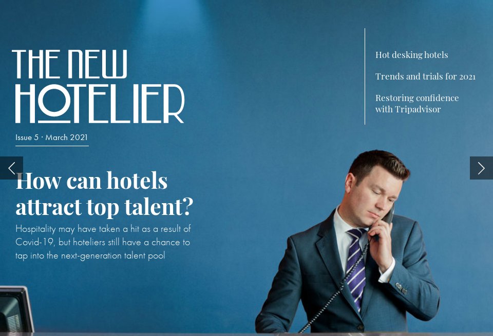 Bringing back talent to the hotel industry post-Covid-19 - The New ...