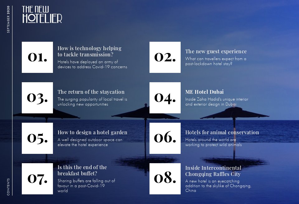 Contents - The New Hotelier | Issue 3 | September 2020